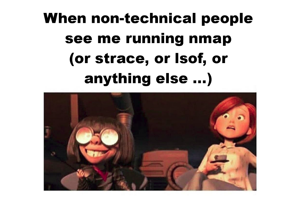 When Non technical People See Me Runing Nmap Shell Scripting Tips